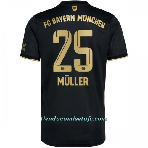 Camiseta de fútbol FC Bayern de Múnich Thomas Muller 25 Segunda ...